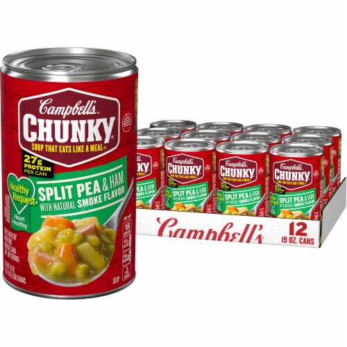 Campbell's® Chunky® Healthy Request® Split Pea & Ham Soup Case, 12 cans ... Campbell's® Chunky® Healthy Request® Split Pea & Ham Soup Case, 12 cans ...
