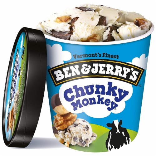 Ben & Jerry's® Chunky Monkey Ice Cream, 8 ct / 16 oz - Baker’s Ben & Jerry's® Chunky Monkey Ice Cream, 8 ct / 16 oz - Baker’s