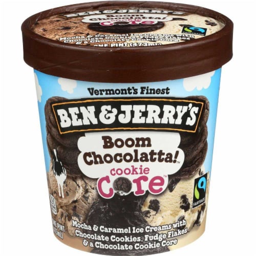 Ben & Jerry's® Boom Chocolatta Cookie Core Ice Cream Pint, 8 ct / 16 oz ... Ben & Jerry's® Boom Chocolatta Cookie Core Ice Cream Pint, 8 ct / 16 oz ...
