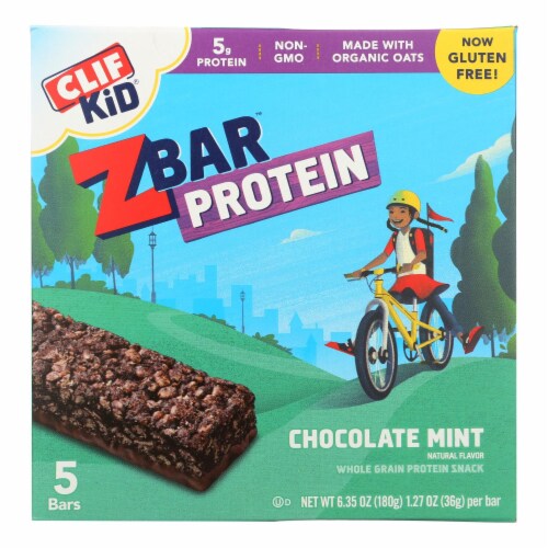 Clif Kid Zbar Organic Kid Zbar Protein - Chocolate Mint 1.27 oz. - Pack ... Clif Kid Zbar Organic Kid Zbar Protein - Chocolate Mint 1.27 oz. - Pack ...