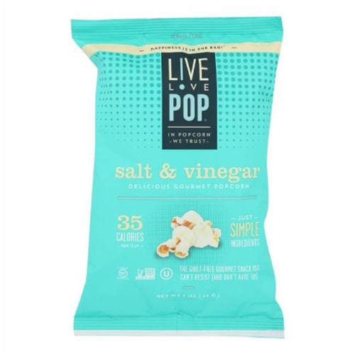 Live Love Pop Popcorn Salt And Vinegar 1oz Pack Of 24 24 Kroger