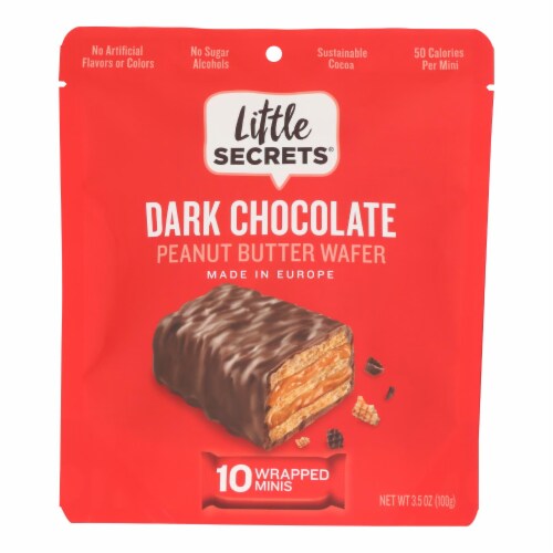 Little Secrets Dark Chocolate Peanut Butter Crispy Wafers, 6 ct / 3.5 ... Little Secrets Dark Chocolate Peanut Butter Crispy Wafers, 6 ct / 3.5 ...