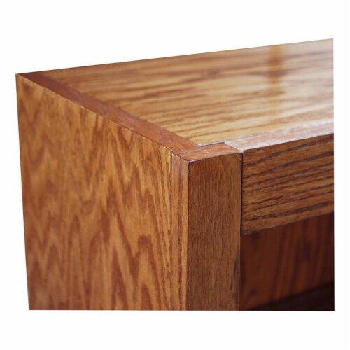Double wide oak bookcase store