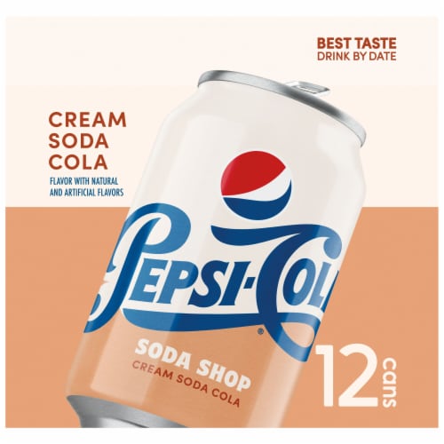 Pepsi Cola® Soda Shop Cream Soda Cans 12 Pk 12 Fl Oz Smiths Food