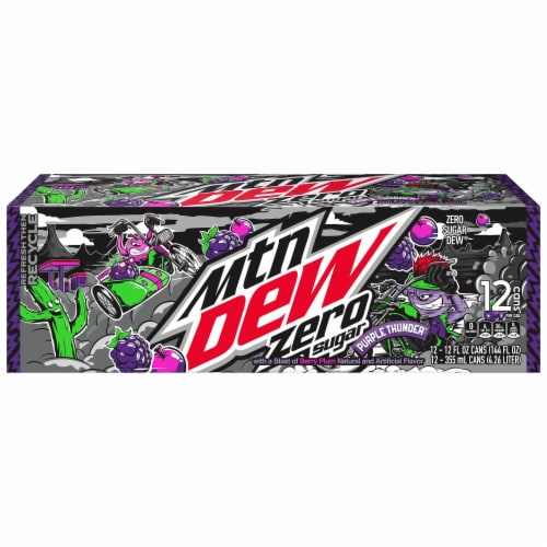 Mountain Dew Purple Thunder Zero Sugar Soda Cans, 12 pk / 12 oz - Fry’s ... Mountain Dew Purple Thunder Zero Sugar Soda Cans, 12 pk / 12 oz - Fry’s ...