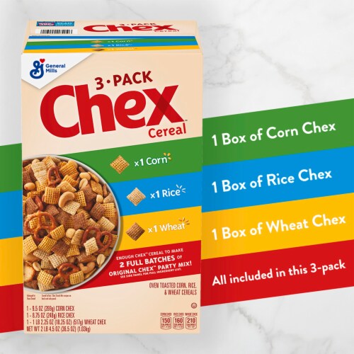 Chex Rice Corn And Wheat Cereal Triple Pack 365 Oz Frys Food Stores
