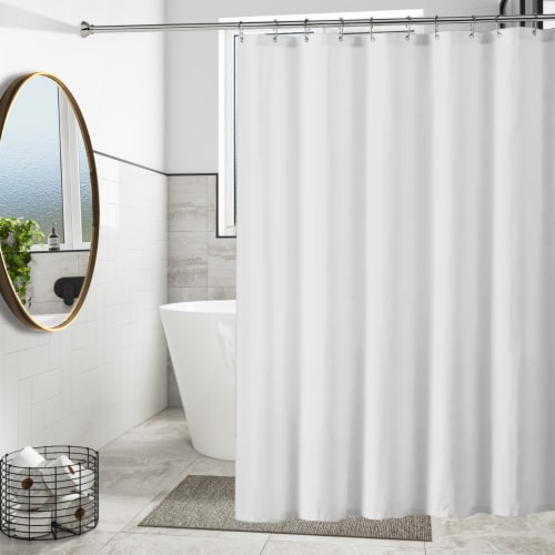 Bargain Hunters Heavy Duty Mildew Resistant Magnetic Shower Curtain