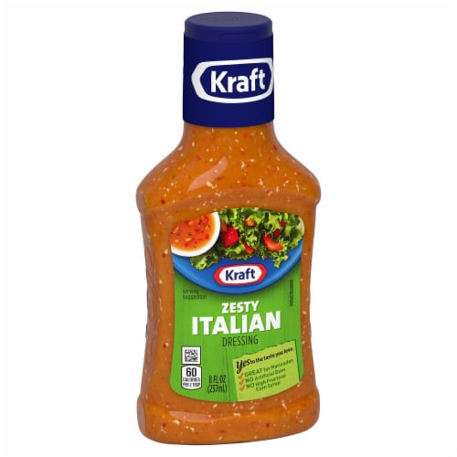 Kraft Zesty Italian Salad Dressing, 8 fl oz - Kroger Kraft Zesty Italian Salad Dressing, 8 fl oz - Kroger