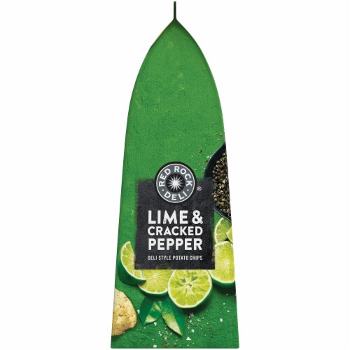 Red Rock Deli Lime And Cracked Pepper Kettle Style Potato Chips 687 Oz Harris Teeter