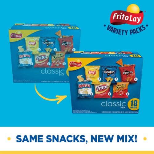 Frito Lay® Classic Mix Chips Variety Pack 18 Ct 1 Oz Kroger