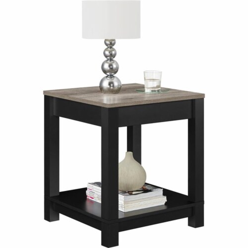 Altra Furniture Carver End Table in Black and Sonoma Oak 1 Smith s Food and Drug