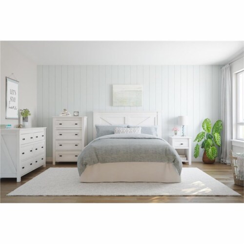 Ameriwood Home Farmington Queen Headboard in Ivory Oak 1 Mariano s