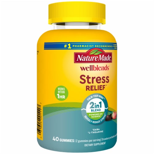 Nature Made® WellBlends™ Stress Relief Gummies, 40 ct - Kroger Nature Made® WellBlends™ Stress Relief Gummies, 40 ct - Kroger