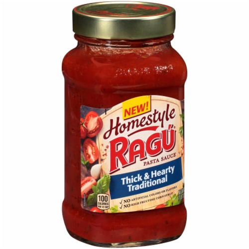 Ragu Homestyle Traditional Pasta Sauce, 23 oz - QFC Ragu Homestyle Traditional Pasta Sauce, 23 oz - QFC