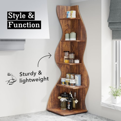 Rustic wall bookshelf store