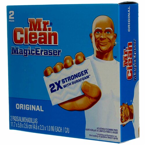 Mr. Clean Magic Eraser Original Household Cleaning Pads, 2 ct - Kroger Mr. Clean Magic Eraser Original Household Cleaning Pads, 2 ct - Kroger