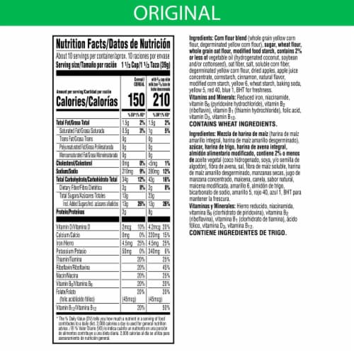 Kellogg's Apple Jacks Original Breakfast Cereal Large Size, 14.7 oz ... Kellogg's Apple Jacks Original Breakfast Cereal Large Size, 14.7 oz ...