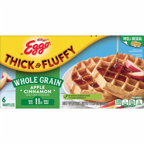 Kellogg's® Eggo® Thick and Fluffy Apple Cinnamon Frozen Waffles, 6 ct ... Kellogg's® Eggo® Thick and Fluffy Apple Cinnamon Frozen Waffles, 6 ct ...