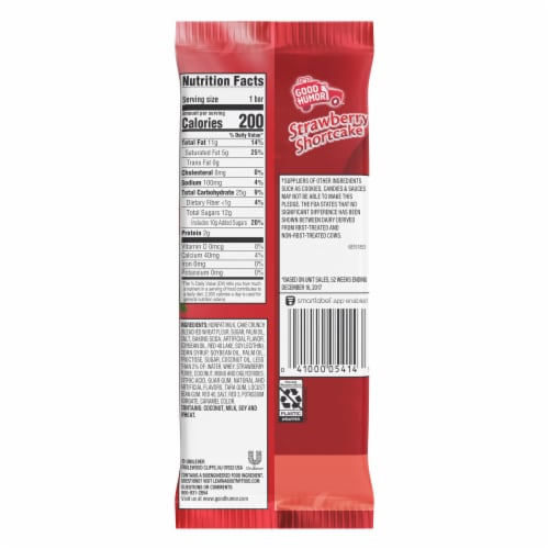 Good Humor Strawberry Shortcake Frozen Dessert Bars 1 Ct Kroger