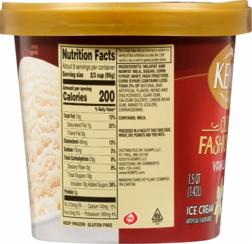 Kemps® Old Fashioned Vanilla Ice Cream Tub, 48 oz - QFC Kemps® Old Fashioned Vanilla Ice Cream Tub, 48 oz - QFC