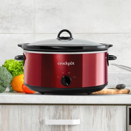 Crock Pot 7 Quart Capacity Food Slow Cooker Home Cooking Kitchen Appliance Red 1 Piece Kroger