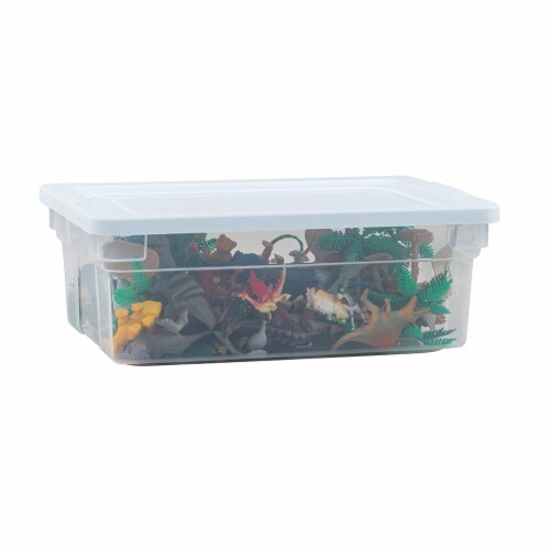 Rubbermaid Classic Clear 12 Quart Stackable Heavy Duty Plastic Storage