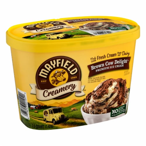Mayfield Creamery® Brown Cow Delight® Ice Cream Tub 1 5 Quart Ralphs