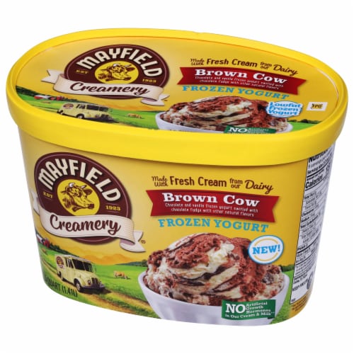 Mayfield Creamery Brown Cow Frozen Yogurt 1 5 Qt Kroger