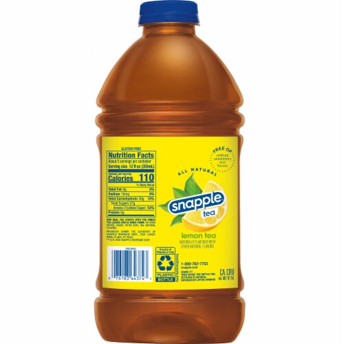 Snapple® Lemon Iced Tea, 64 fl oz - Kroger Snapple® Lemon Iced Tea, 64 fl oz - Kroger