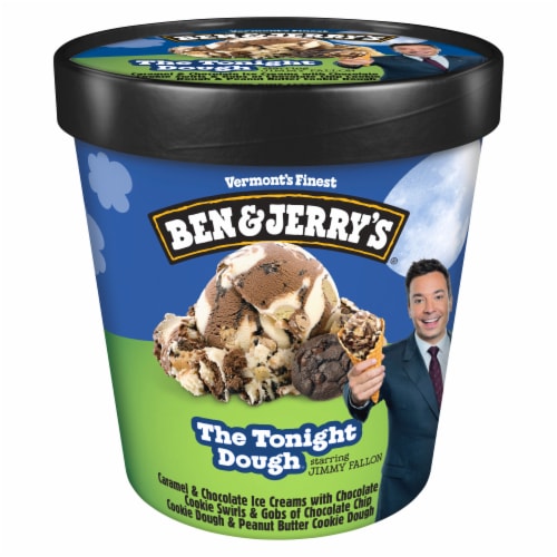 Ben And Jerrys The Tonight Dough With Cookie Dough And Caramel And