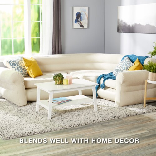 Intex Inflatable Corner Living Room Air Mattress Sectional Sofa Couch Beige 1 Piece Harris Teeter