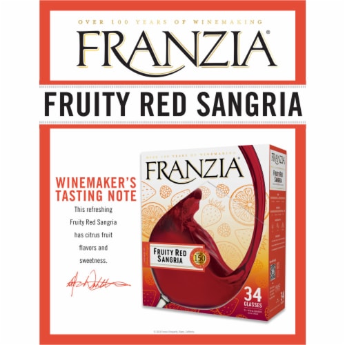 Franzia Fruity Red House Favorites Blend California Sangria Box, 5.0 l ... Franzia Fruity Red House Favorites Blend California Sangria Box, 5.0 l ...