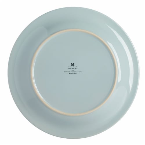 Martha Stewart Everyday 16 Piece Round Stoneware Dinnerware Set in Blue ... Martha Stewart Everyday 16 Piece Round Stoneware Dinnerware Set in Blue ...