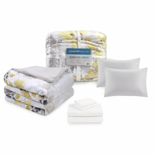 Comfort Spaces Comforter Set with Bed Sheets King Fred Meyer