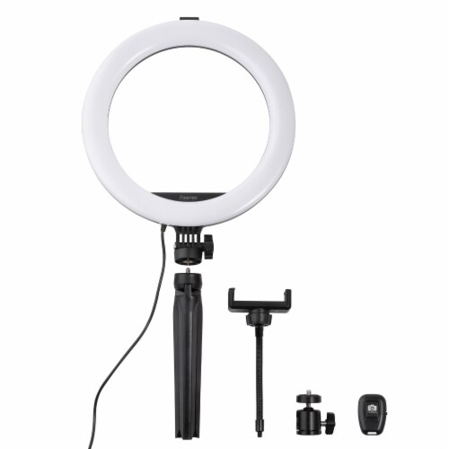 10 Led Rgb Ring Light With Phone Holder And Tripod Stand Kit For Steaming