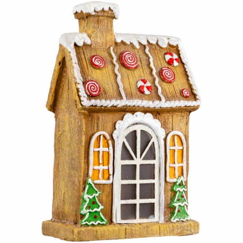 Northlight Led Lighted Peppermint Gingerbread House Christmas