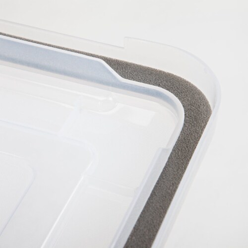 Iris Usa Letter And Legal Size File Box Storage Container Clear 2