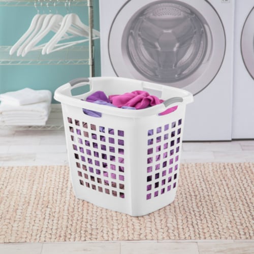 Sterilite Ultra Easy Carry Dirty Clothes Laundry Basket Hamper White 12 Pack 12 Piece Fry s Food Stores