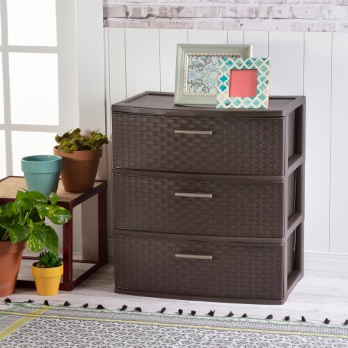 Sterilite dresser drawers store