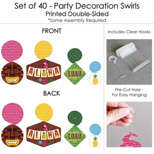 Big Dot of Happiness Tiki Luau - Tropical Hawaiian Summer Hanging Party ... Big Dot of Happiness Tiki Luau - Tropical Hawaiian Summer Hanging Party ...