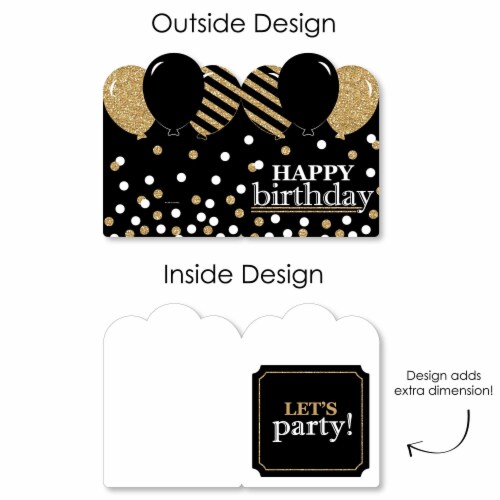Big Dot Of Happiness Adult Happy Birthday Gold Giant Greeting Card Big