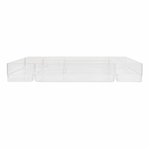 Martha Stewart Kerry Plastic Stackable Office Desk Drawer Organizers ... Martha Stewart Kerry Plastic Stackable Office Desk Drawer Organizers ...