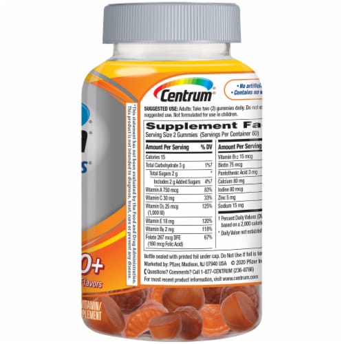 Centrum® MultiGummies® Natural Fruit Flavors Adults 50+ Multi-Vitamin ... Centrum® MultiGummies® Natural Fruit Flavors Adults 50+ Multi-Vitamin ...