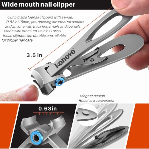 Konovo Toenail Clippers for Seniors Thick Toenails 5Pcs 5Pcs Fry s Food Stores