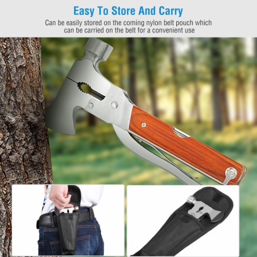 Outdoor Survival Multitool 7In Folding Multifunctional Axe Hammer Plier ... Outdoor Survival Multitool 7In Folding Multifunctional Axe Hammer Plier ...