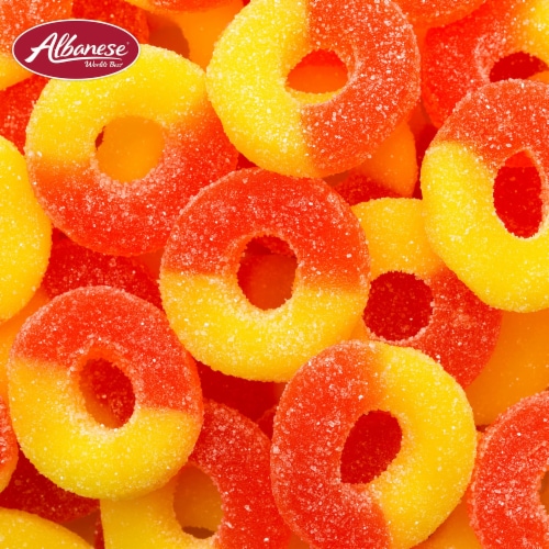 Gummi Peach Rings 4.5 pounds bulk gummy candy gummy rings 270 pieces of ... Gummi Peach Rings 4.5 pounds bulk gummy candy gummy rings 270 pieces of ...