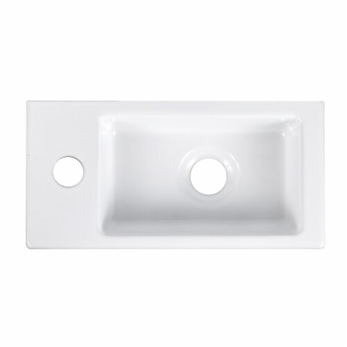 Deervalley Dv 1v081l Liberty Ceramic Bathroom Wall Mount Space Saving