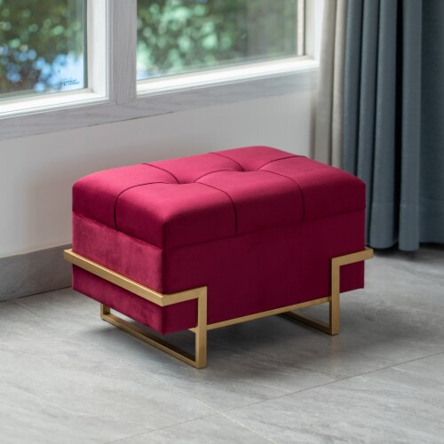 Small rectangle storage ottoman store