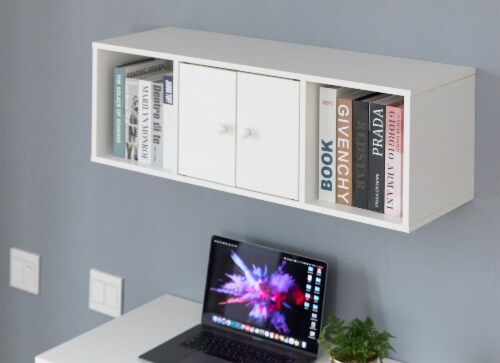 Floating hutch desk store