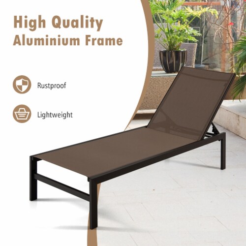 Aluminium chaise lounge store